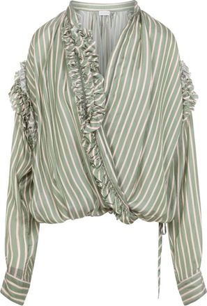 Dries Van Noten Femme, Blouses et Chemises, Vert, Taille: 36 FR Shirt