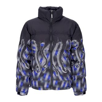 Octopus Schwarze Dazzle Pufferjacke - - Jackets - Herren - Mehrfarbig - XL