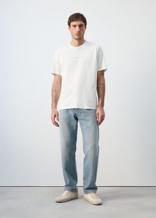 Mango T-shirt 100 % coton graphique blanc - Homme - XXL - MANGO MAN