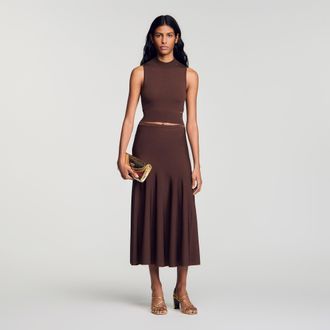 Sandro Kurzer transparenter Pullover