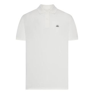 C.P. Company Stretch Piquet Kurzarm-Poloshirt - - Tops - Herren - Wei&szlig; - L