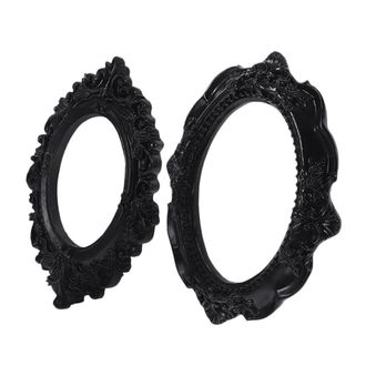 Lurrose 2 St&uuml;ck Kleine Vintage Bilderrahmen aus Langlebigem Kunstharz Hohle Antike Fotorahmen f&uuml;r Tisch und Wanddekor Kompakte Schmuckvitrine f&uuml;r Wohnzimmer u