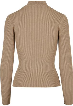 Urban Classics Longsweatshirt Urban Classics Damen Ladies Rib Knit Turtelneck Sweater (1-tlg)
