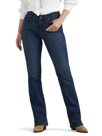 Lee Damen Ultra Lux Comfort with Flex Motion Bootcut Jeans, Renegade, 44 Kurze Schlauch