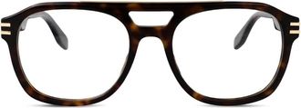 Marc Jacobs lunettes de vue à monture pilote - Marron