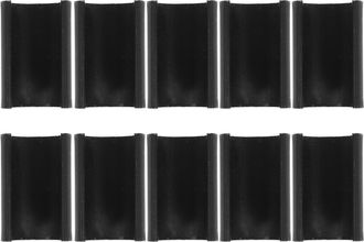 SOLUSTRE 10 St&uuml;ck U F&ouml;rmige Filzgleiter f&uuml;r Stuhlbeine M&ouml;belgleiter mit Rutschfester Kunststoffunterseite Bodenschoner f&uuml;r Hartholzb&ouml;den Ger&auml;uschd&auml;mpfend und K