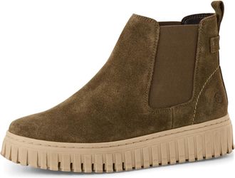 Tamaris Damen Chelsea Leder Wechselfußbett; OLIVE, EU 39