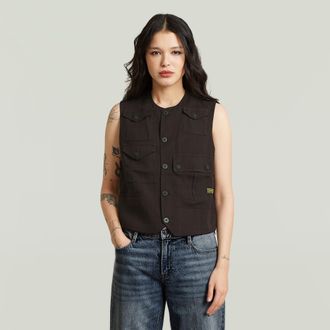 G-Star Pocket -Weste - Braun - Damen