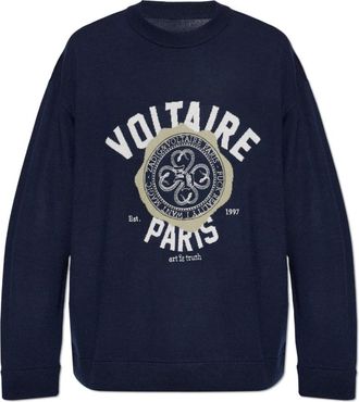 Zadig&Voltaire Homme, Pulls, Bleu, Taille: S/M Swonny Sweater