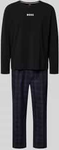 HUGO BOSS Regular Fit Pyjama aus Baumwoll-Mix Modell ANTHONY