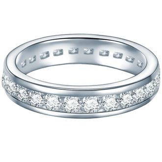 Trilani Ring - Sterling Silber Ring Zirkonia - Gr. 50 - in Silber - f&uuml;r Damen