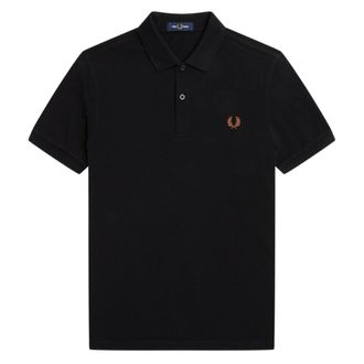 Fred Perry Schlichtes schwarzes Poloshirt von Fred Perry