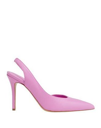 8 by YOOX LEATHER SLING BACK PUMPS