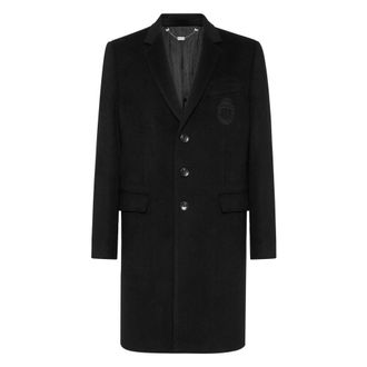 Billionaire Boys Club Langer Kaschmirmantel - - Coats - Herren - Schwarzk - XL