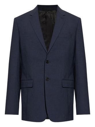 Theory blazer à simple boutonnage - Bleu