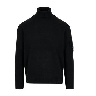 C.P. Company Lambswool GRS Rollkragenpullover - - Knitwear - Herren - Schwarzk - L