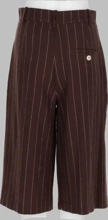 Alysi Womens Wool Shorts Brown Virgin