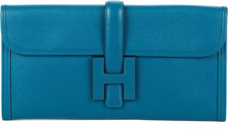 Herm&egrave;s Crossbody Bags - Jige Elan Clutch 29 - Gr. unisize - in Blau - f&uuml;r Damen