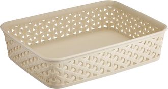 Curver 00096-885-00 Office Körbchen My Style A5, Creme