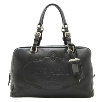Prada Sac &agrave; main vintage doccasion - Femme - Pre-owned - Noir - Taille: ONE Size
