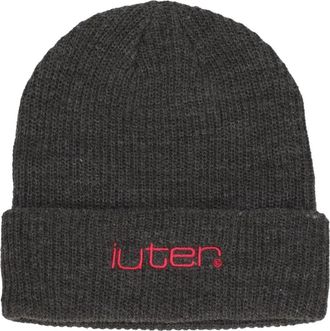 Iuter Karo Beanie Asphalt M&uuml;tze - - Accessories - unisex - Grau - ONE SIZE
