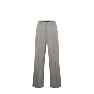 Moorer Femme, Pantalons, Gris, Taille: 34 FR Pantalon Ofilia