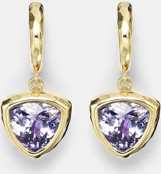 Octavia Elizabeth Boucles doreilles Hidden Gems en or 18 ct (750/1000) et tanzanite