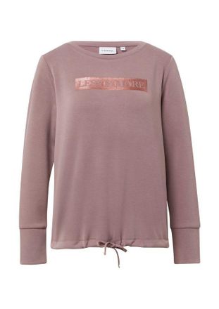 Comma Sweatshirt Sweatshirt Weiches Sweatshirt mit Artwork und Schn&uuml;rung