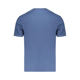 Calvin Klein Logo-Embossed Cotton T-Shirt - Blue