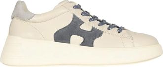 Hogan Rebel H562 Allacciato H - Femme - Chaussures - Beige - Taille: 36 EU