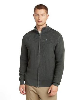 G-Star G-Star Homme Cardigan En Maille Serrated Full Zip, Gris (gs grey gd D26458-D630-C496), L