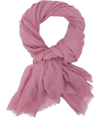 Ella Jonte Schal rosa leichter breiter Damenschal Tuch f&uuml;r alle Jahreszeiten