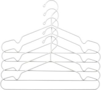 IKEA Ikea Stajlig 002.914.19 Kleiderbügel, für Innen- und Außenbereich, Weiß, 5 Stück