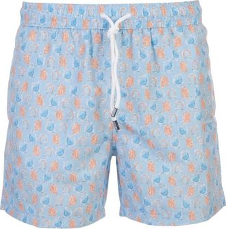 Fedeli Homme, Maillots de bain, Bleu, Taille: XL Madeira Airstop Swim Trunks