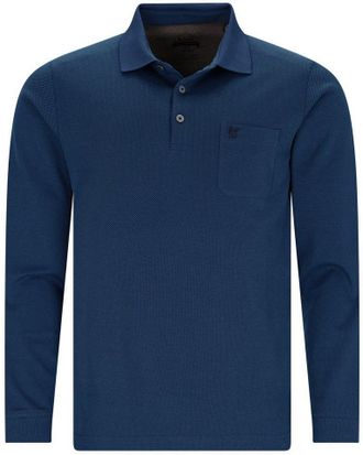 Hajo Langarm-Poloshirt