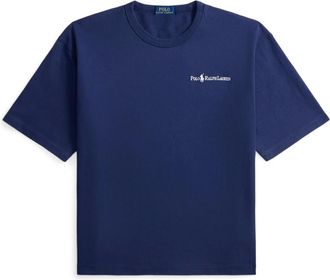 Polo Ralph Lauren Homme, Tops, Bleu, Taille: 2XL T-Shirt en Maille