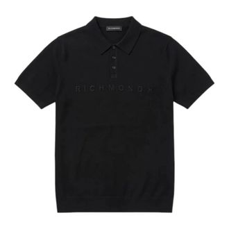John Richmond Homme, Tops, Noir, Taille: XL Polo Sehudi
