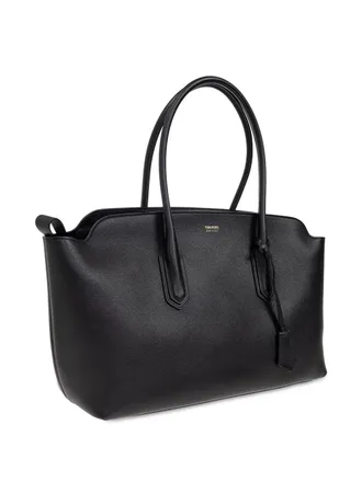 Tom Ford Womens Tote Alexander Large Black Calfskin Shoulder Bags