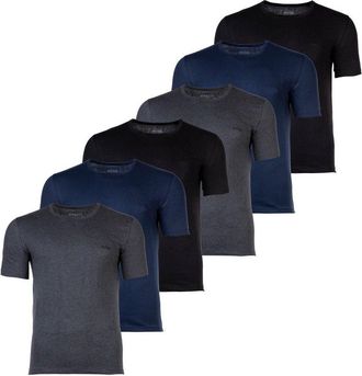 BOSS T-Shirt Herren T-Shirt 6er Pack Baumwolle (Packung, 6er Pack)