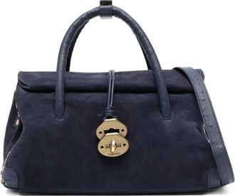 Zanellato Femme, Sacs, Bleu, Taille: ONE Size Baby Dotta Bag