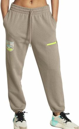 Under Armour Project Rock Q1 Terry W - Trainingshosen - Damen