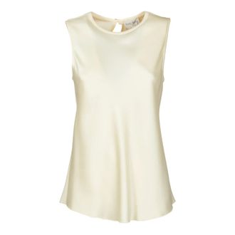 Forte_Forte Wei&szlig;e Top - - Tops - Damen - Wei&szlig; - M