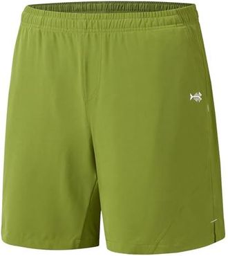 Bassdash Homme Short de Sport 7 Pouces Short Randonnée Léger Imperméable et Sport Séchage Rapide avec Poches Zippées Shorts FP06M