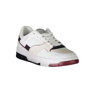 Tommy Hilfiger Colorblock Leather & Polyurethane Sneaker - White