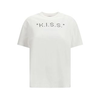 Off-white The Kiss Quote T-shirt - - Tops - Damen - Wei&szlig; - XS
