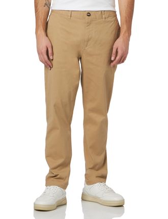 Scotch & Soda Mens Drift-Garment-Dyed Stretch Cotton Twill Chino, Seastone 6896, 29 W/32 L