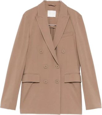 Circolo 1901 Femme, Vestes, Brun, Taille: 42 FR Double-Boutonnage