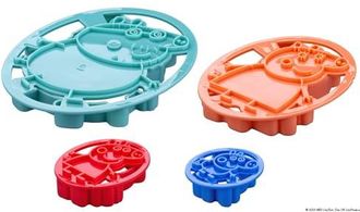 Dr. Oetker Präge-Ausstecher Peppa Wutz - 4-teiliges Set für kreative Backkunst, kinderleicht bedienbar - Perfekt für Kekse und Fondant, langlebig und spülmaschin