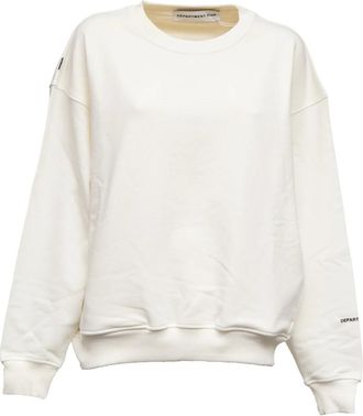 Department Five Department Five, Femme, Sweatshirts et sweats &agrave; capuche, Blanc, Taille: 36 FR Boxy Crew SweaT-shirt