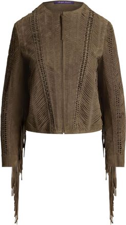Ralph Lauren Collection Jacke aus Wildleder - Braun